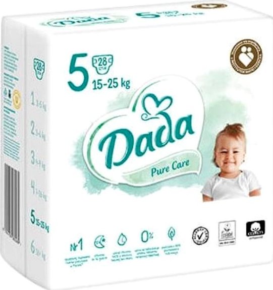 DADA Pure Care 5 Junior 15-25 kg 28 ks od 139 Kč - Zbozi.cz