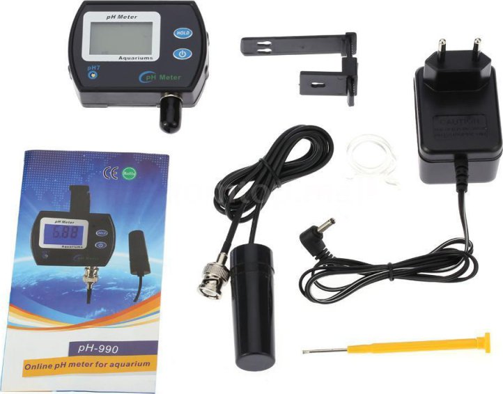 pH-990 Meter digitální monitor pro sledování hodnoty pH 75 x 55 x 28 mm ...