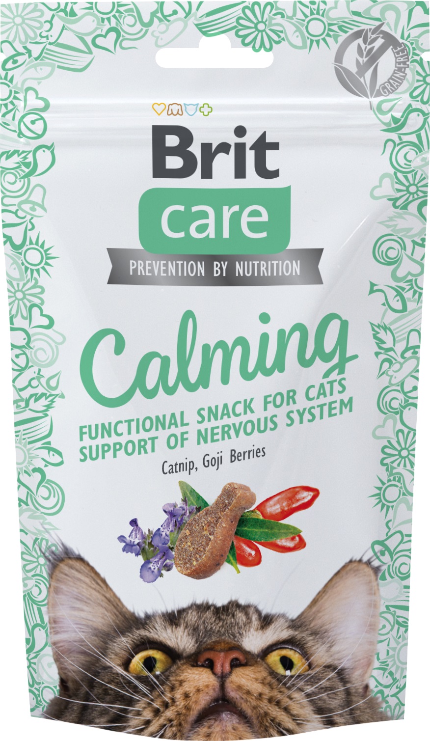 Brit Care Cat Snack Calming Catnip/Goji/Berries 50 g od 25 Kč - Zbozi.cz