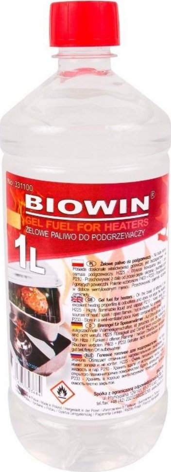 Biowin Gelové palivo pro udírny 331100 1 l od 149 Kč - Zbozi.cz