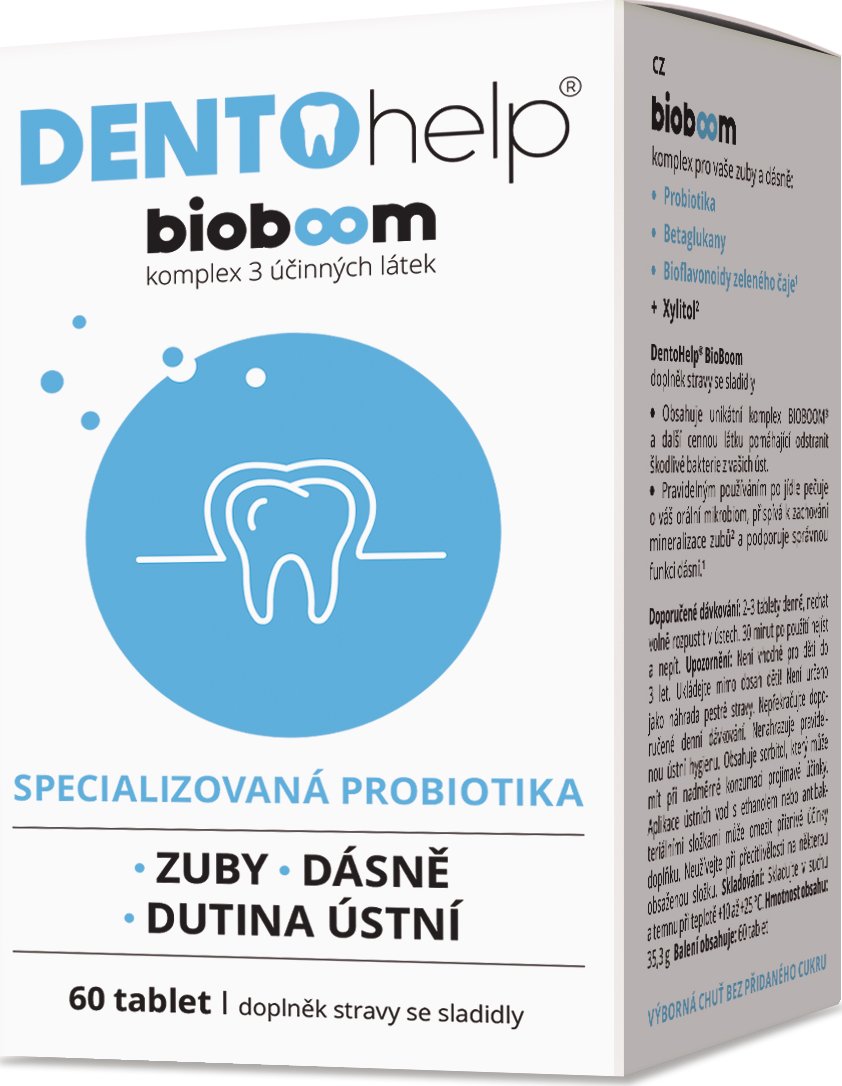 BioBoom DentoHelp probiotika 60 tbl. - Zbozi.cz