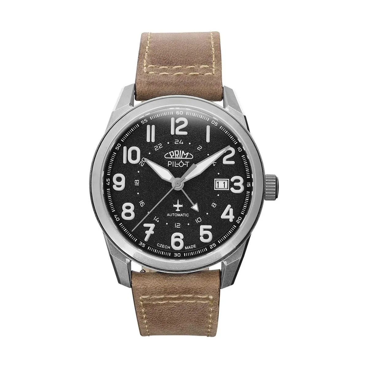 Foto Hodinky PRIM Pilot Dual Time W01P.13191.B - Zbozi.cz