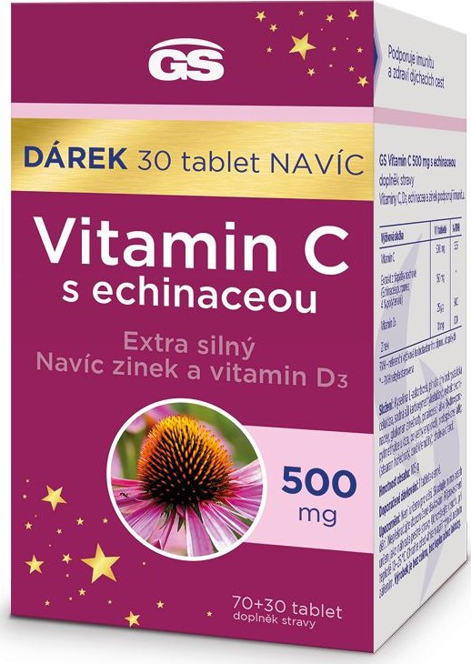 Green Swan Pharmaceuticals Vitamin C s echinaceou 500 mg 100 tbl. dárkové balení 2023 od 151 Kč ...
