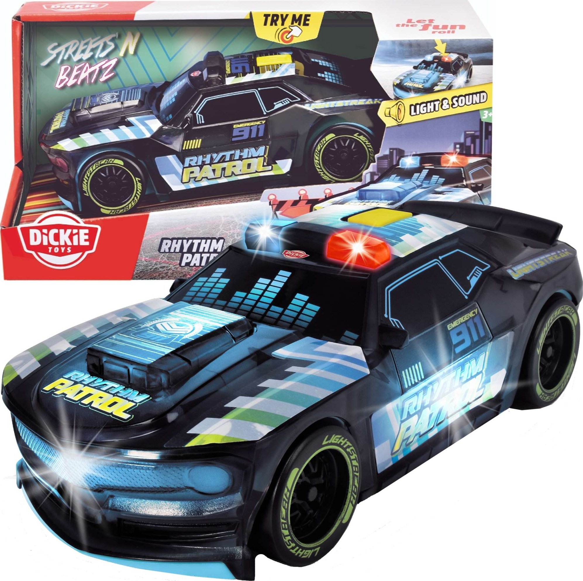 Dickie Toys Policejní auto Rhythm Patrol od 270 Kč - Zbozi.cz