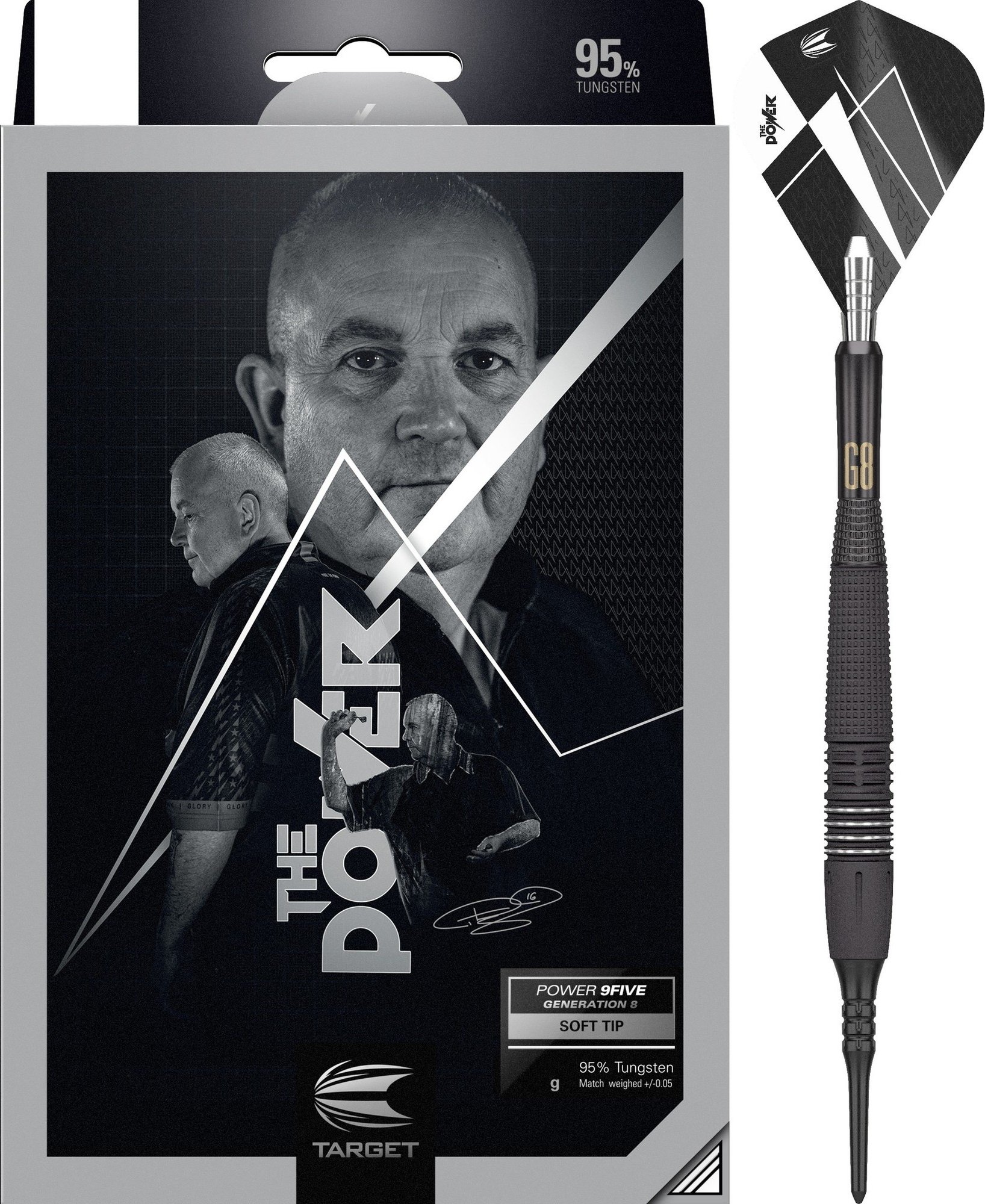 Target Darts Phil Taylor Power 9Five G8 95 % Soft 20 g od 3 390 Kč ...