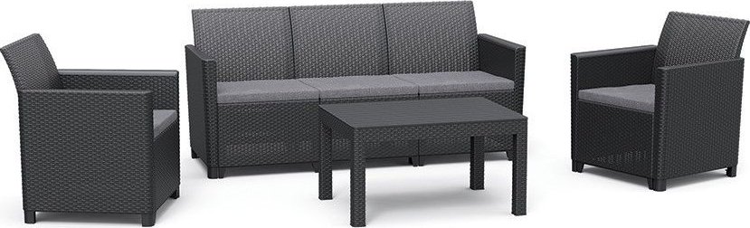 Allibert Claire 5 Seaters, grafit od 7 999 Kč - Zbozi.cz