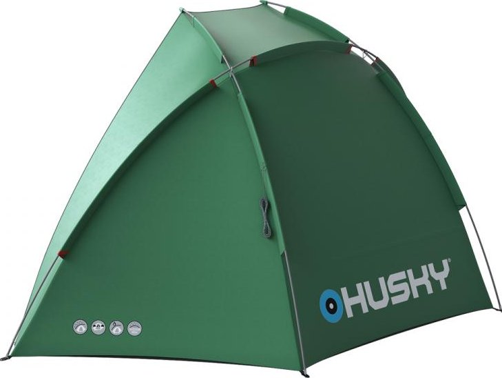 Foto Plážový stan Husky Outdoor Blum 2 zelený - Zbozi.cz