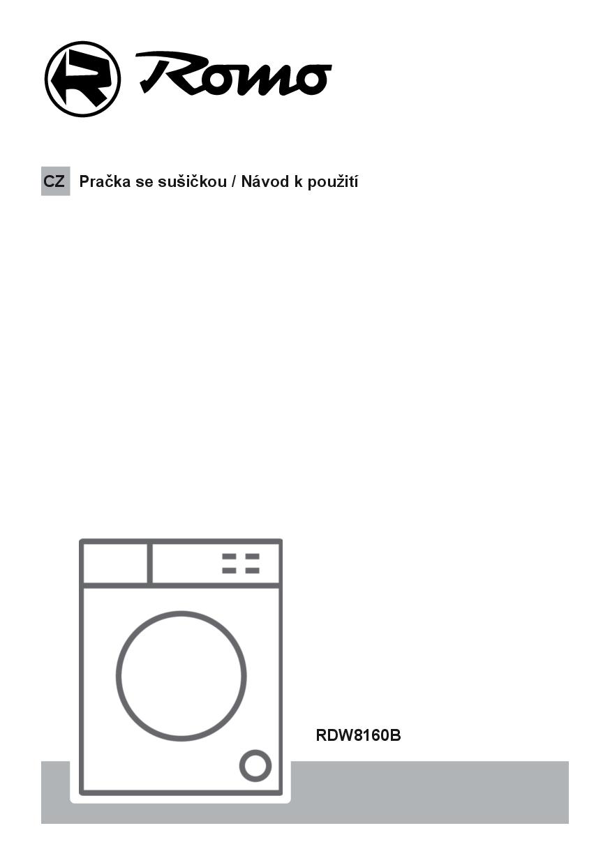 Návod k použití ROMO RDW8160B - Zbozi.cz