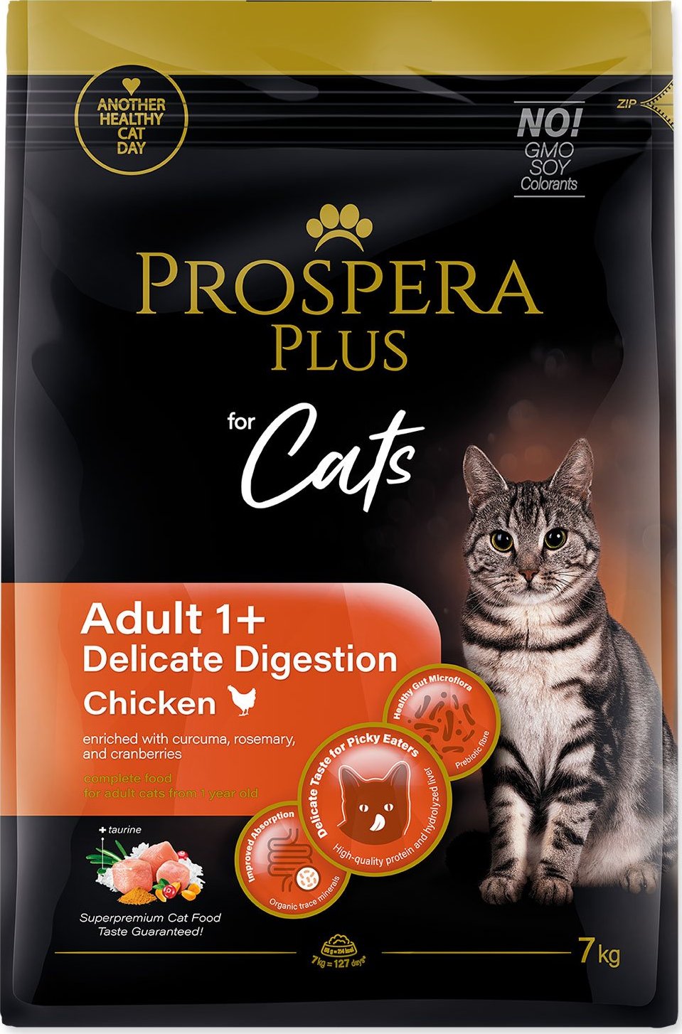 Prospera Plus Cat Adult Delicate Digestion Chicken 7 kg od 598 Kč ...