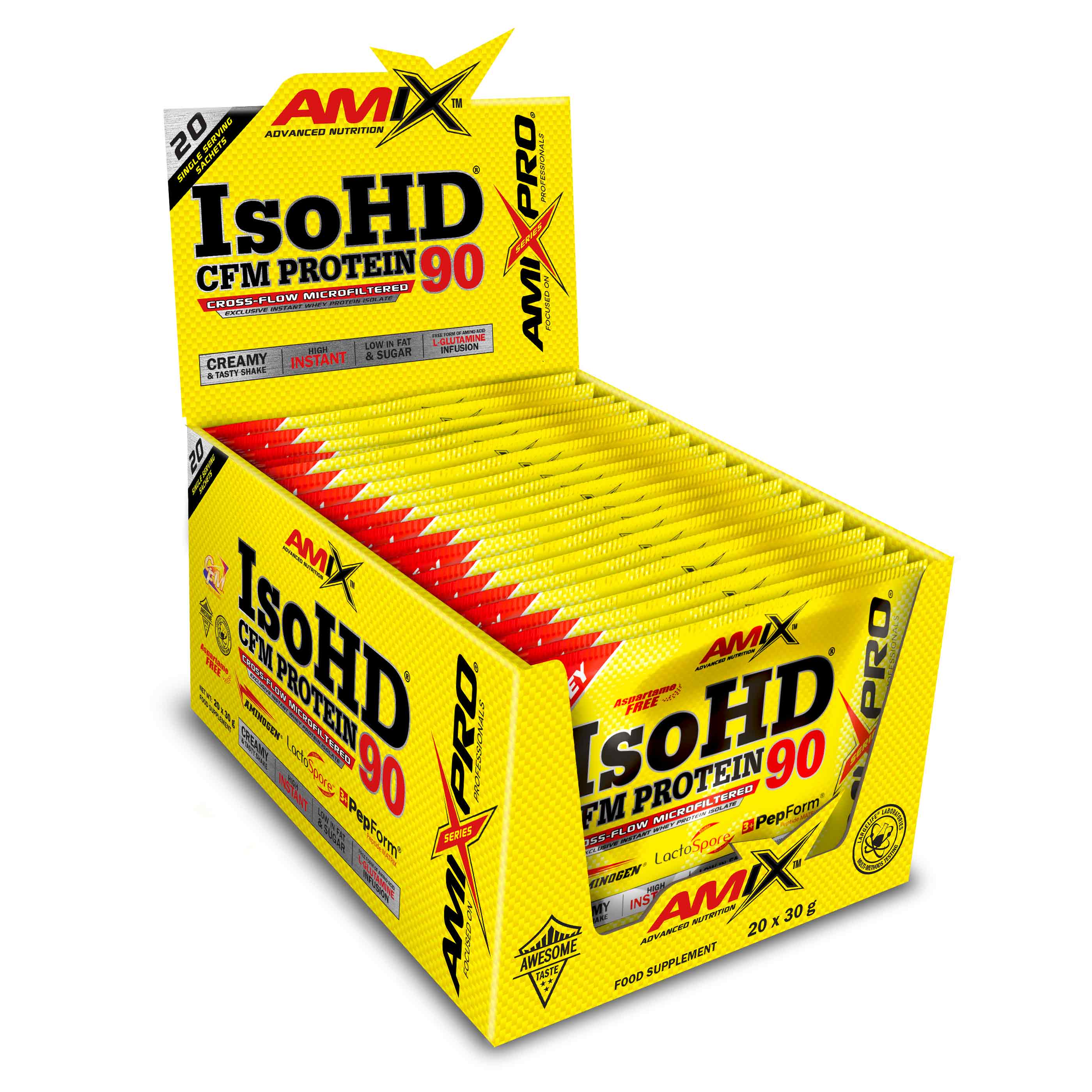 Amix AmixPro IsoHD 90 CFM protein 20x 30 g - Zbozi.cz