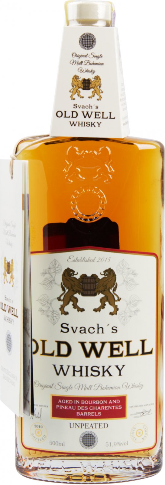 Svach Old Well whisky Bourbon a Pineau 51,9 % 0,5 l od 990 Kč - Zbozi.cz