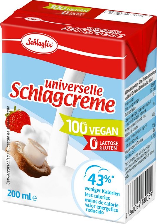 Schlagfix Univerzální šlehačkový krém 200 ml od 34 Kč - Zbozi.cz