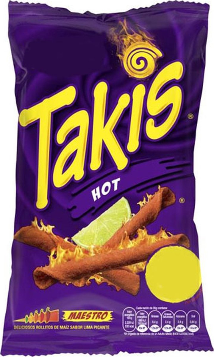 Takis Fuego Hot Lime 90 g od 64 Kč - Zbozi.cz