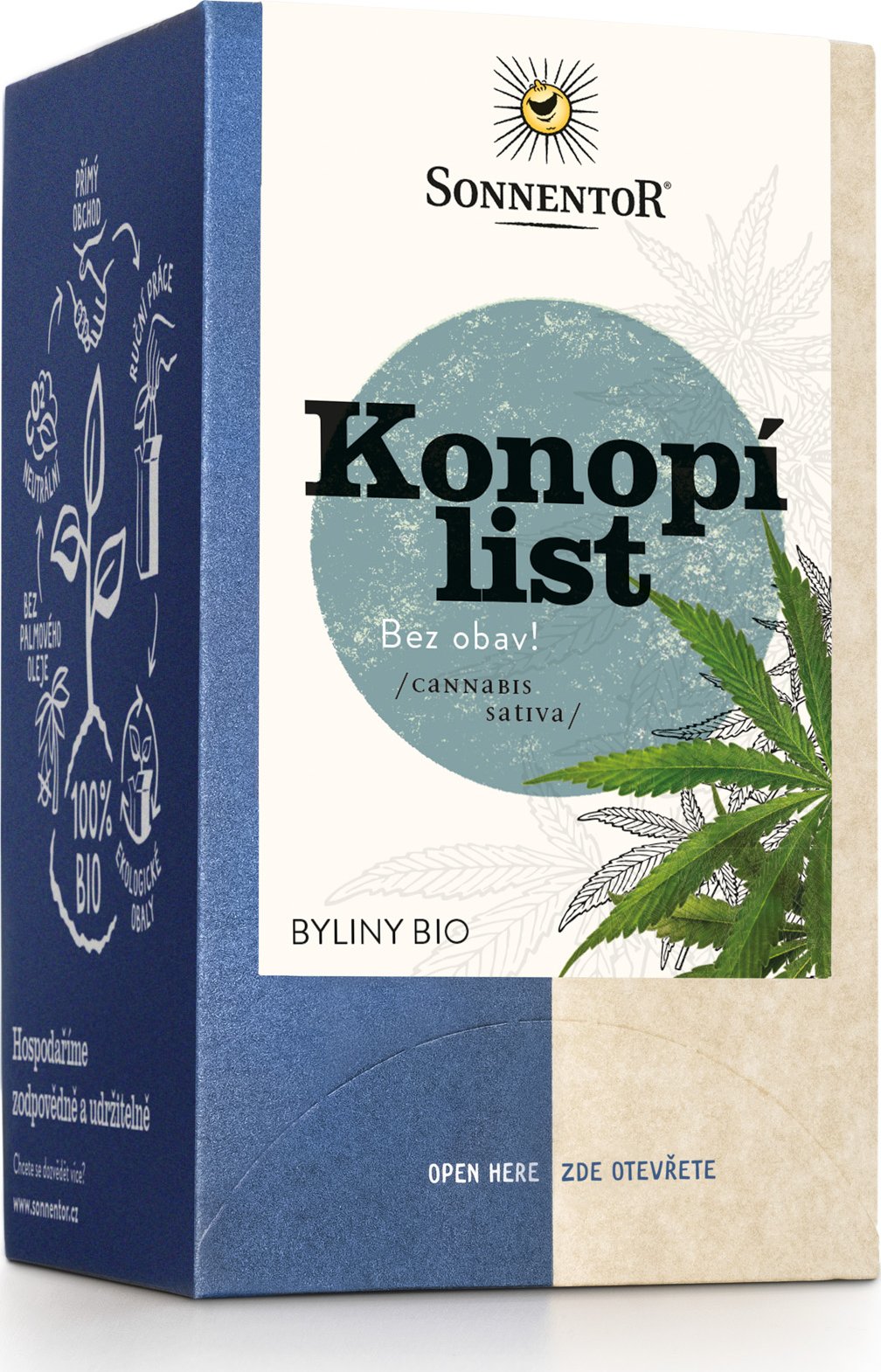 SONNENTOR Konopí list BIO 18x 1,5 g od 64 Kč - Zbozi.cz