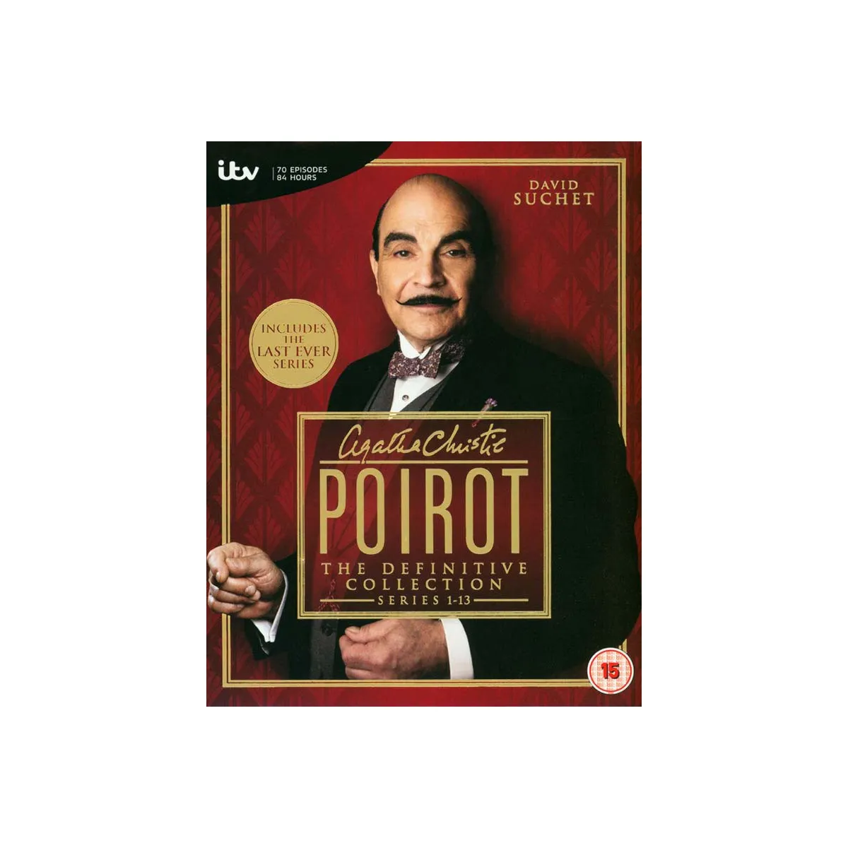 Foto Seriál DVD Agatha Christie's Poirot: The Definitive Collection Box ...