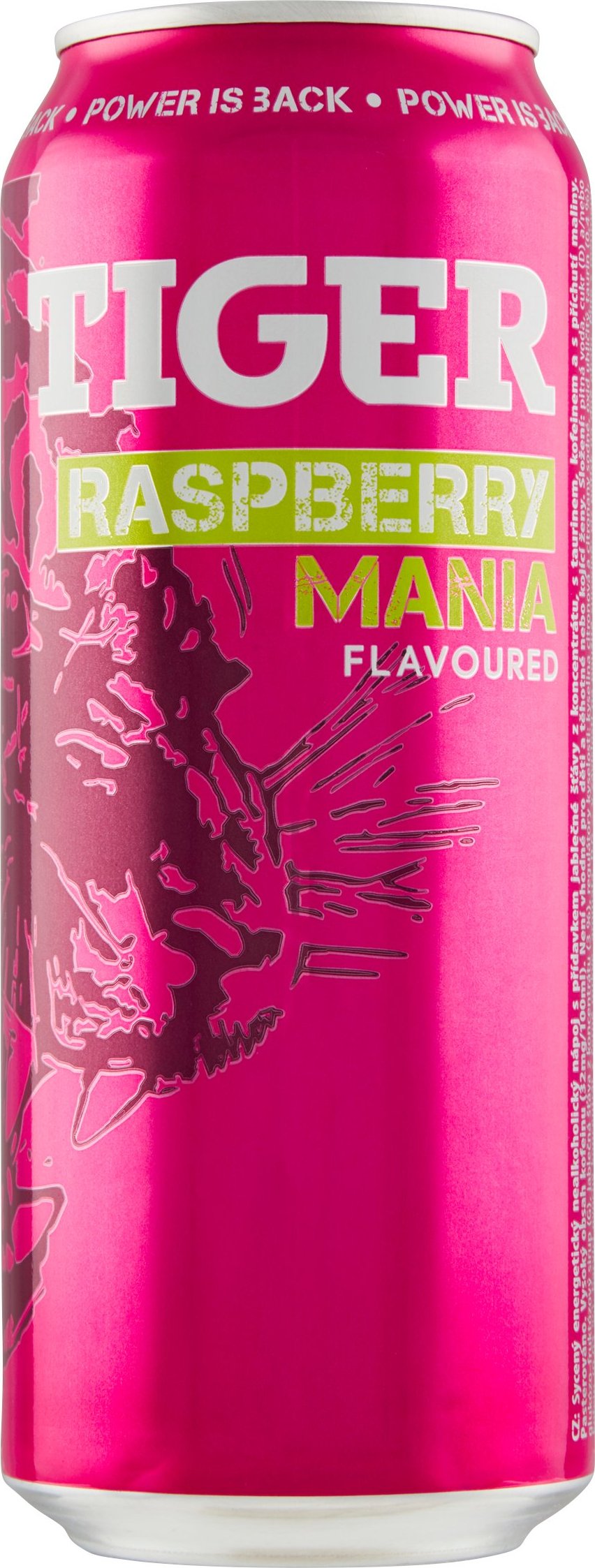 Tiger Energy Raspberry Mania 500 ml - Zbozi.cz