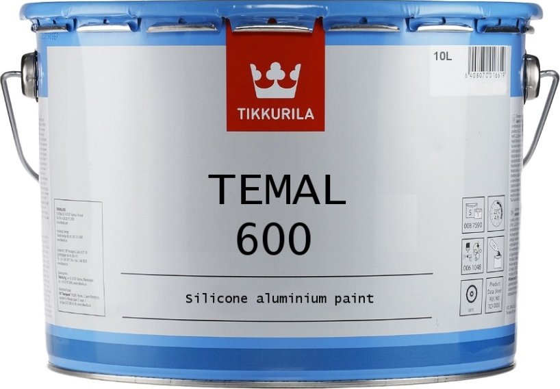 Tikkurila Temal 600 silikonová barva s obsahem hliníku 10 l - Zbozi.cz