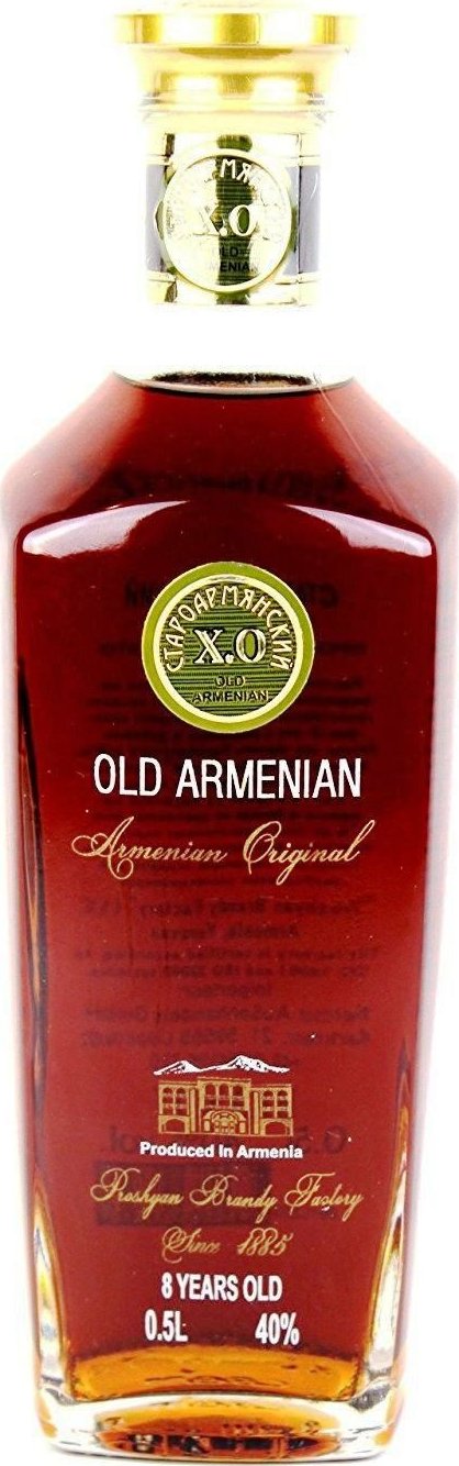 Proshyan Old Armenian 8 y.o. 40 % 0,5 l - Zbozi.cz