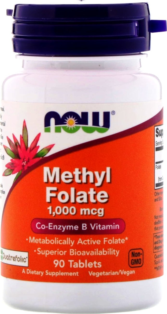 Now Foods Methyl Folate 1000 mcg 90 tbl. od 338 Kč - Zbozi.cz