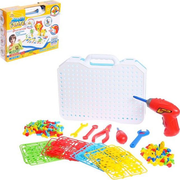 Magic Plate šroubovací stavebnice 205 dílků od 275 Kč - Zbozi.cz