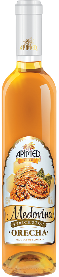 Apimed Medovina s příchutí ořechů 0,5 l od 184 Kč - Zbozi.cz