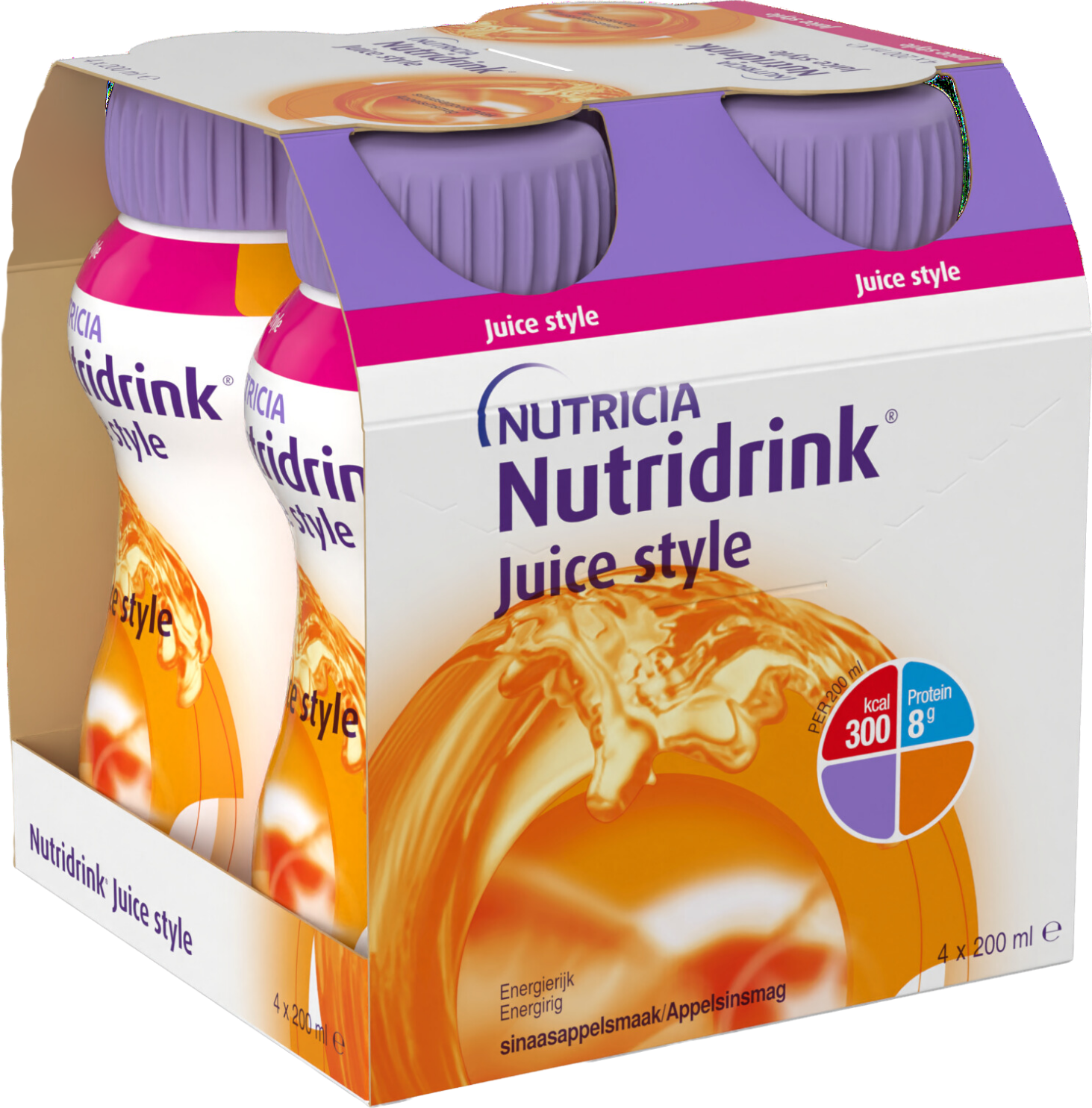 Nutricia Nutridrink Juice Style 4x 200 ml pomeranč od 174 Kč - Zbozi.cz