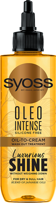 Syoss Oleo Intense Oil-To-Cream vlasový olej 200 ml - Zbozi.cz