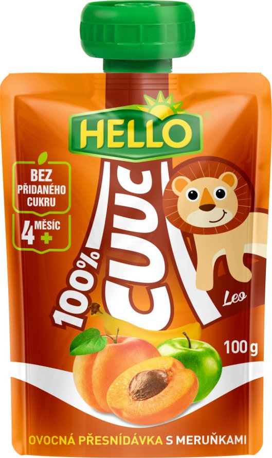 Hello Cuuc 100% 12x 100 g meruňka od 162 Kč - Zbozi.cz