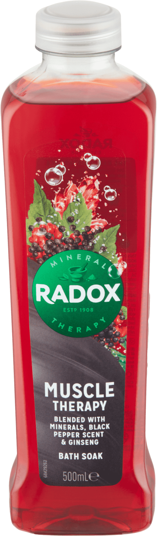 Radox Muscle Therapy Black Pepper & Ginseng pěna do koupele 500 ml od ...