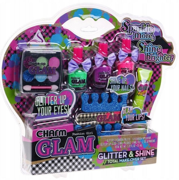 Charm Glam Glitter&Shine Total Make-Over Set od 252 Kč - Zbozi.cz