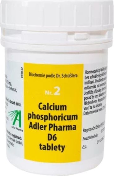 Recenze Adler Pharma Nr. 2 Calcium phosphoricum D6 1000 tbl. - Zbozi.cz