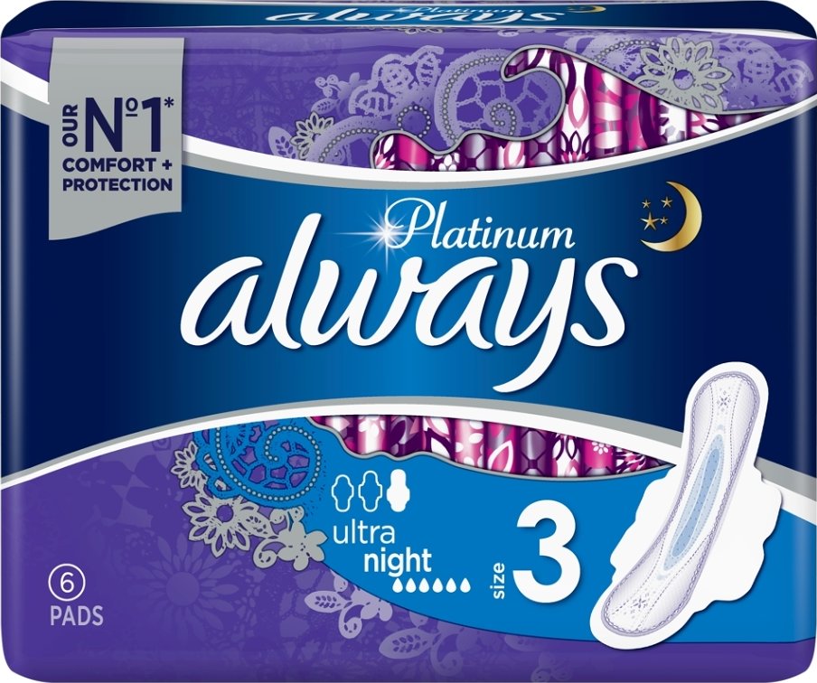 Always Ultra Platinum Night od 35 Kč - Zbozi.cz