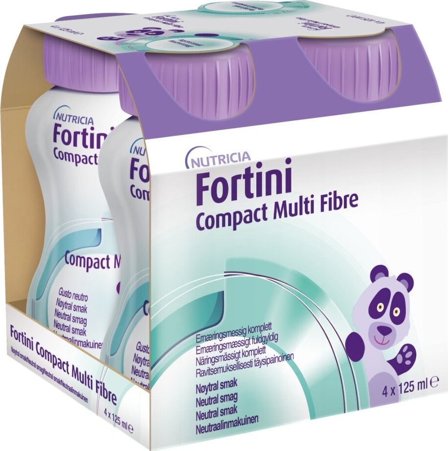Nutricia Fortini Compact Multi Fibre 4x 125 ml neutral od 305 Kč - Zbozi.cz