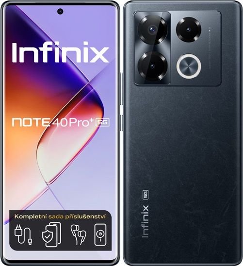 Infinix Note 40 Pro Plus 5G, 256 GB Obsidian Black od 7 185 Kč - Zbozi.cz
