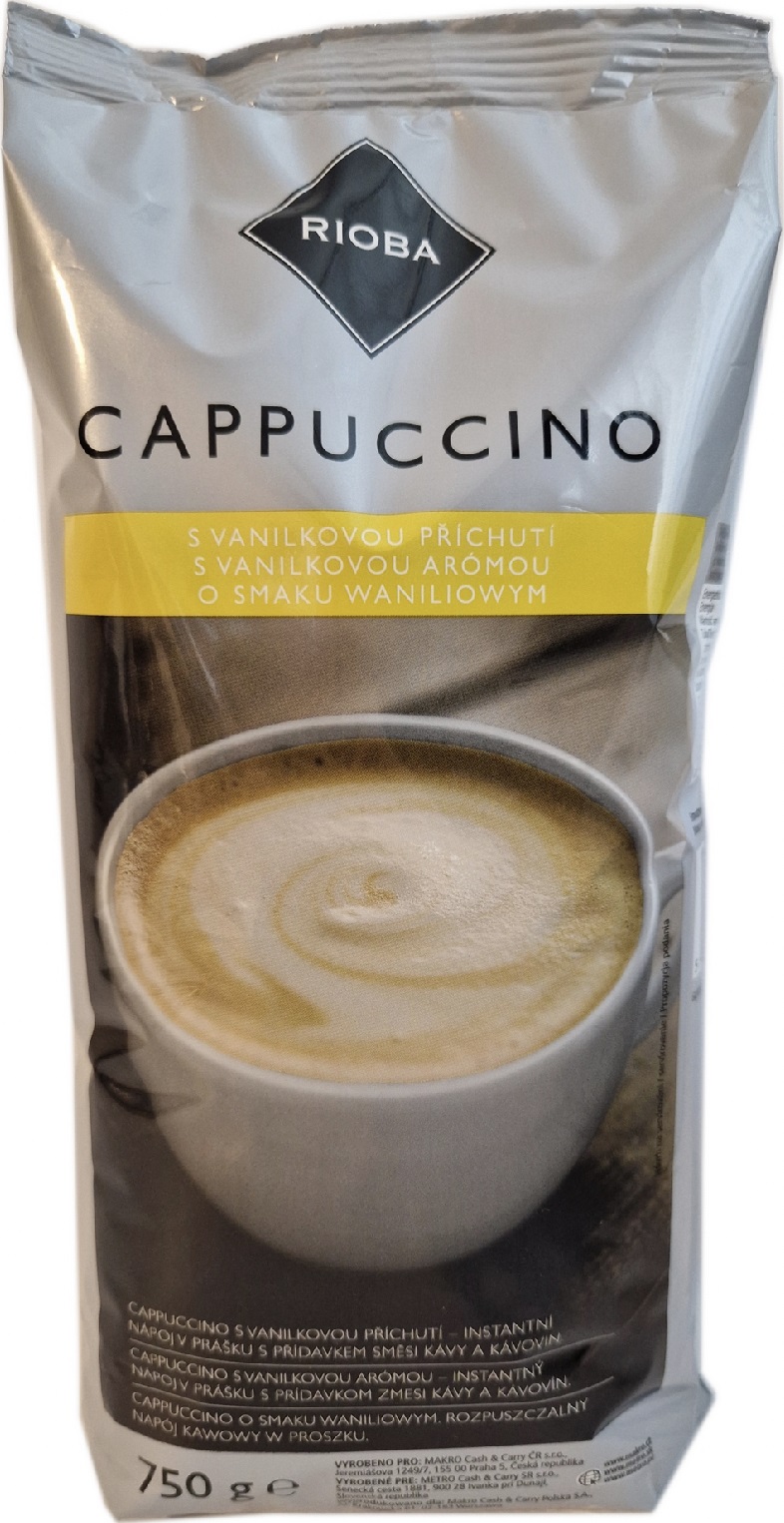 Rioba Cappuccino instantní vanilka 750 g od 125 Kč - Zbozi.cz