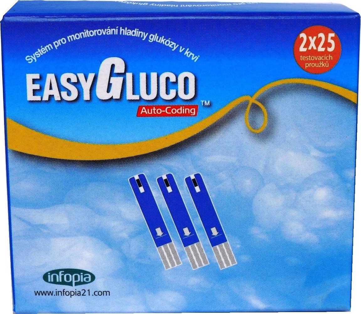Infopia EasyGluco testovací proužky od 247 Kč - Zbozi.cz