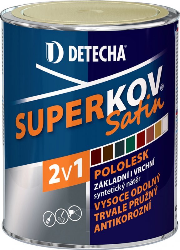 Detecha Superkov Satin pololesk RAL 7016 0,8 kg šedý antracid od 288 Kč - Zbozi.cz