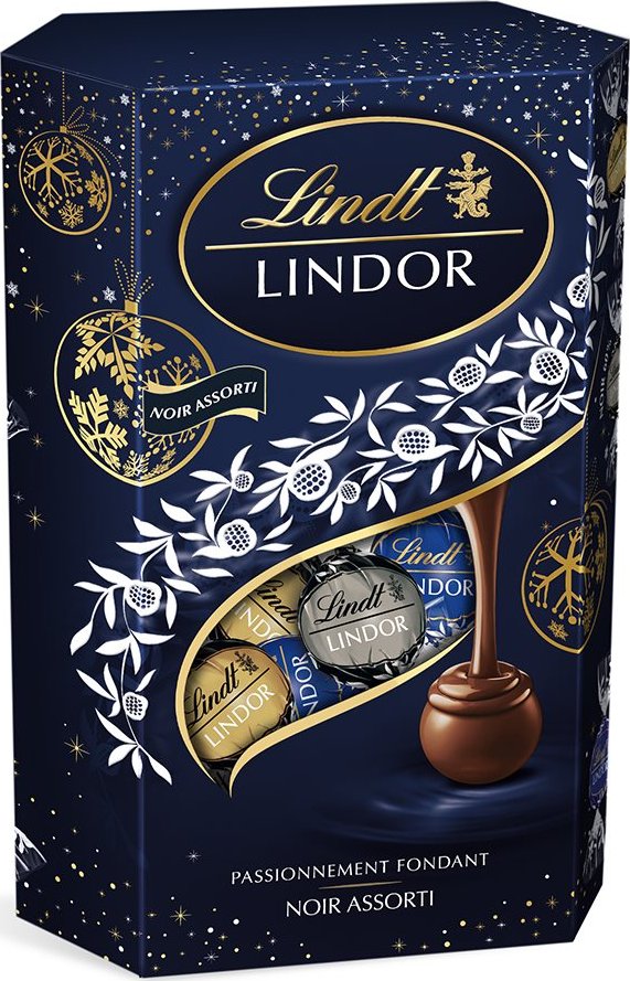 Lindt LINDOR Noir Assorti Dark Blue 337 g od 349 Kč - Zbozi.cz