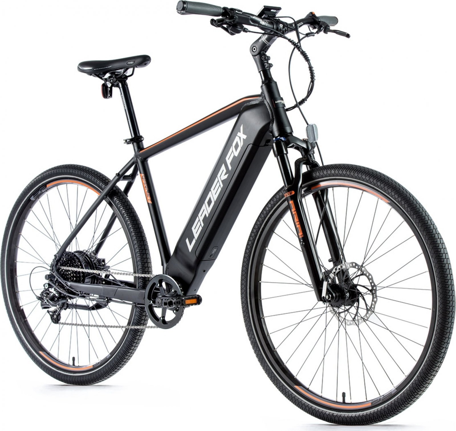 Leader Fox Barnet 540 Wh 28" černé/oranžové 2021 - Zbozi.cz