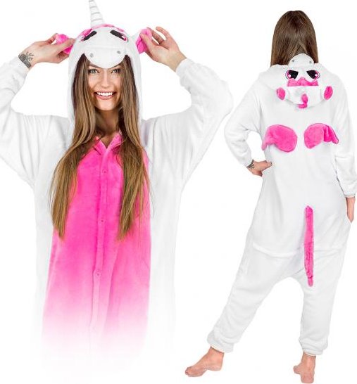 Zolta Kigurumi Onesie Kigu růžový jednorožec L - Zbozi.cz