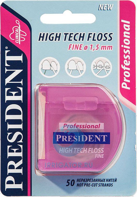 PresiDENT Clinical Professional High Tech Floss Fine 1,5 mm od 122 Kč ...
