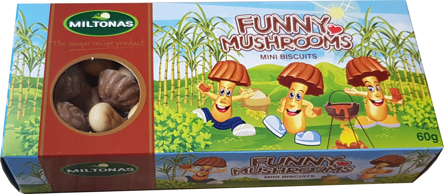 Miltonas Mini hříbečky z karamelové polevy a sušenky 60 g od 28 Kč ...