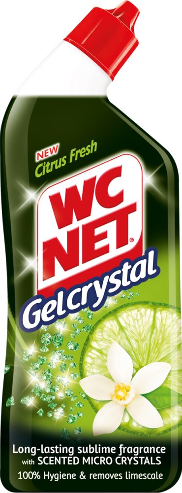 WC NET Gel Crystal WC čistič 750 ml Citrus Fresh od 45 Kč - Zbozi.cz