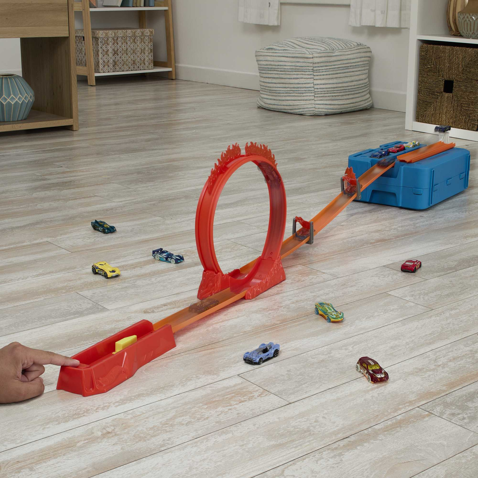 Foto Autodráha Hot Wheels Track Builder HMC04 Ohnivá dráha - Zbozi.cz