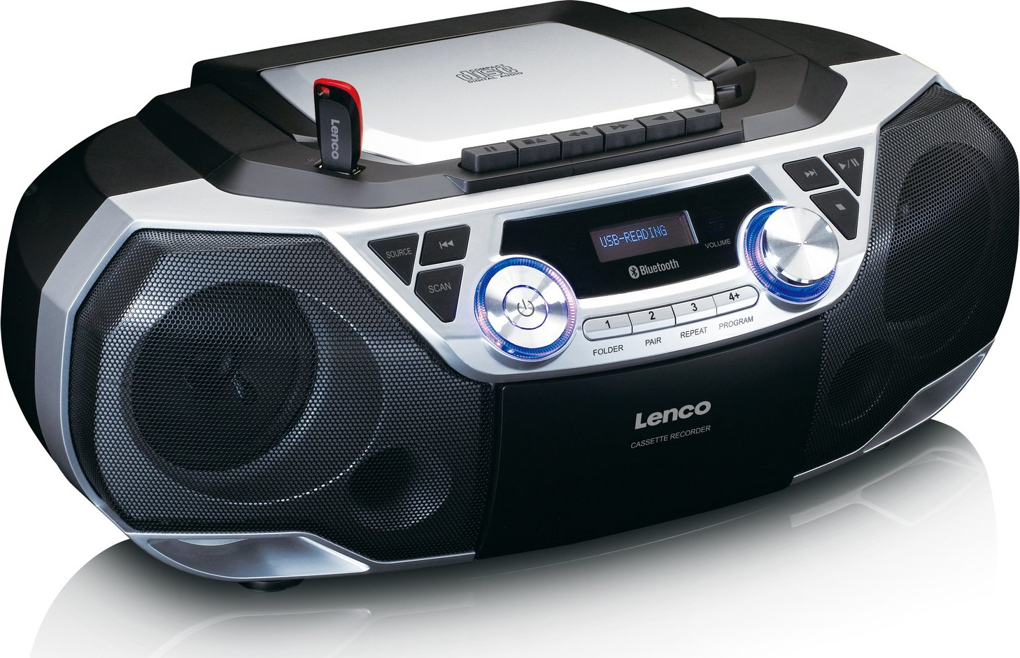 Lenco SCD-120SI stříbrná - Zbozi.cz