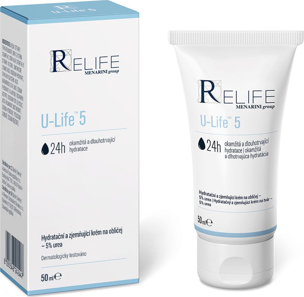 Relife U-Life 5 % Urea krém na obličej 50 ml - Zbozi.cz