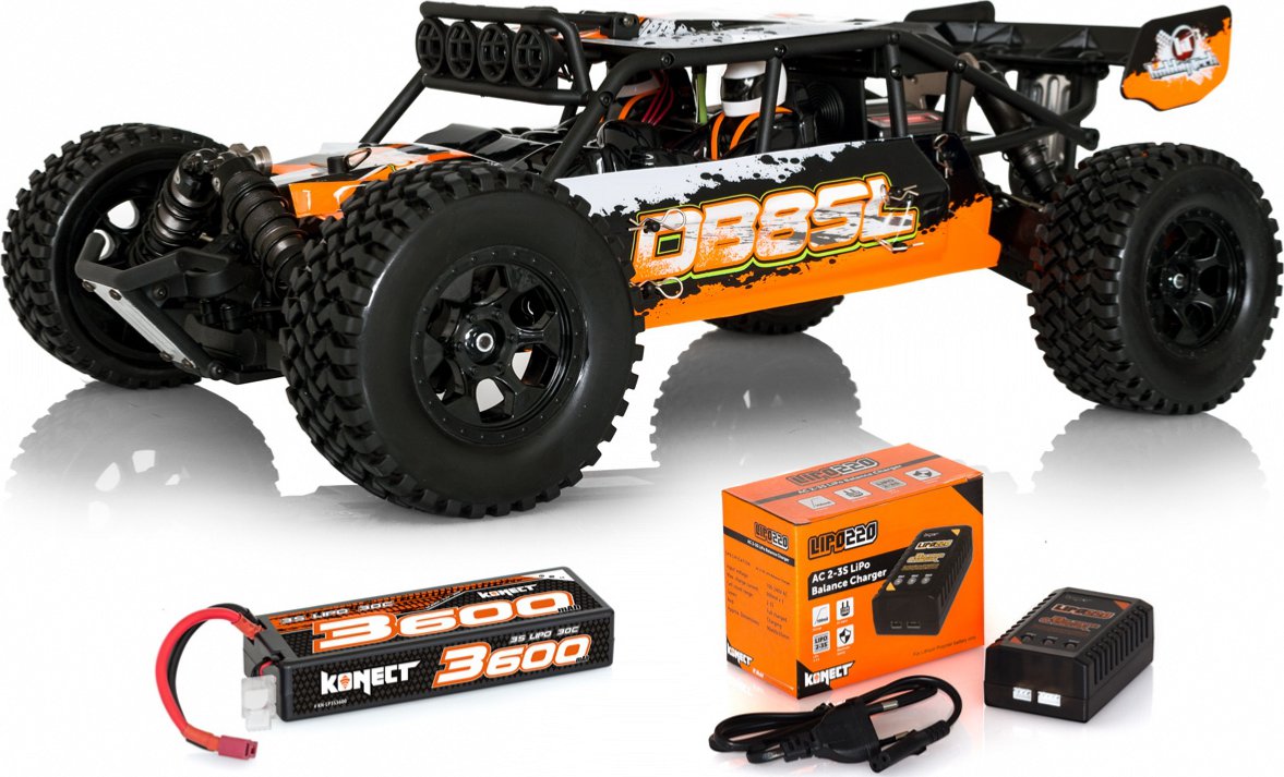 Hobbytech Buggy SL 4WD RTR 1:8 oranžová - Zbozi.cz