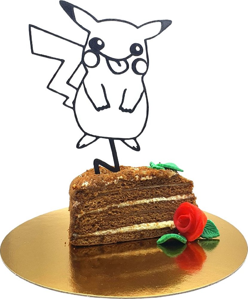 Dort dekor Zápich pokémon Pikachu černý - Zbozi.cz