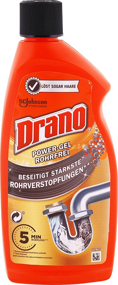 Drano Power Gel Rohrfrei od 64 Kč - Zbozi.cz