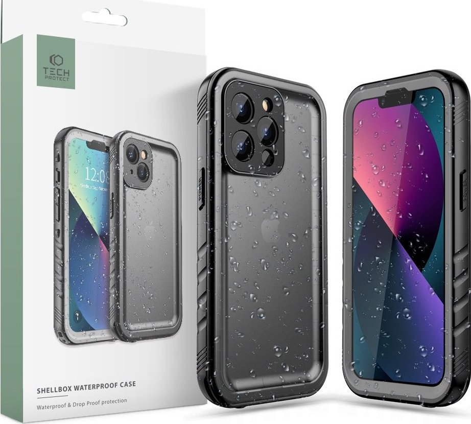 Tech Protect ShellBox IP68 pro iPhone 13 Pro Max černé - Zbozi.cz